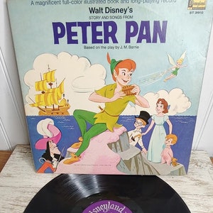 A Walt Disney's Story and Songs From Peter Pan Record and Book ~ Walt Disney Presents the Story ...