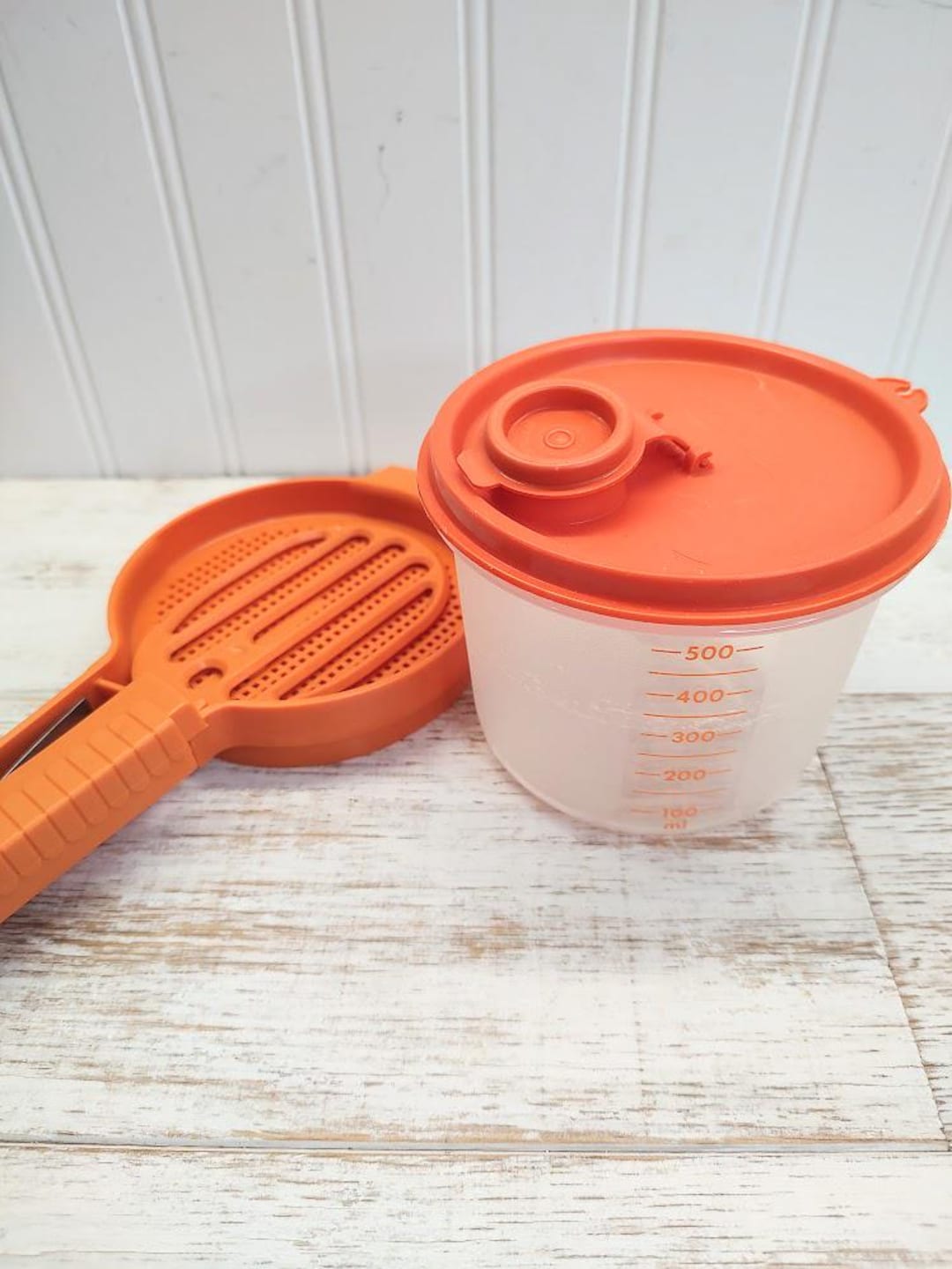 Vintage Tupperware "sift It" Flour Hand Sifter - Etsy