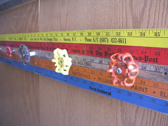 Vintage Yardstick Coat Rack Farmhouse Decor funky Coatrack - Etsy