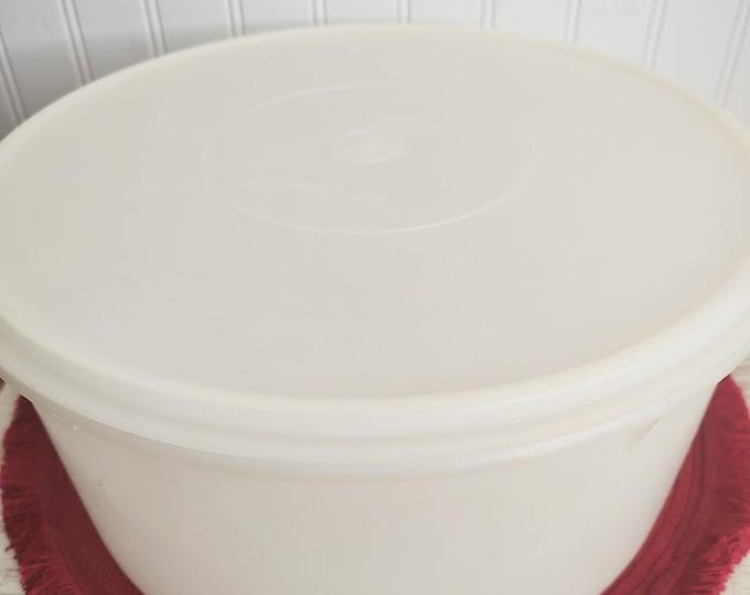 Tupperware Carry All Cake Pie Large Container 256-1 256 Tupper Seal Lid ...
