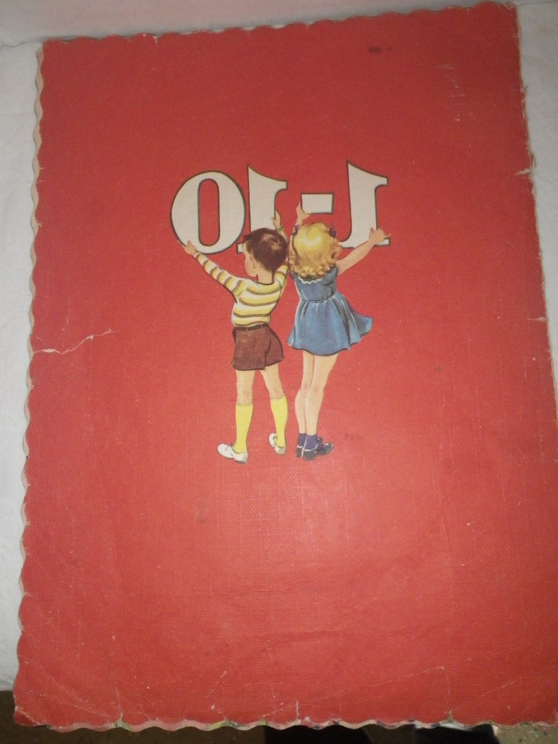 Vintage Whitman Cloth 1949 Counting Rhymes Book - Etsy