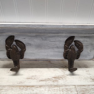 Lobster Coat Rack ~ Lobster Themed Beach Rack ~ - Etsy
