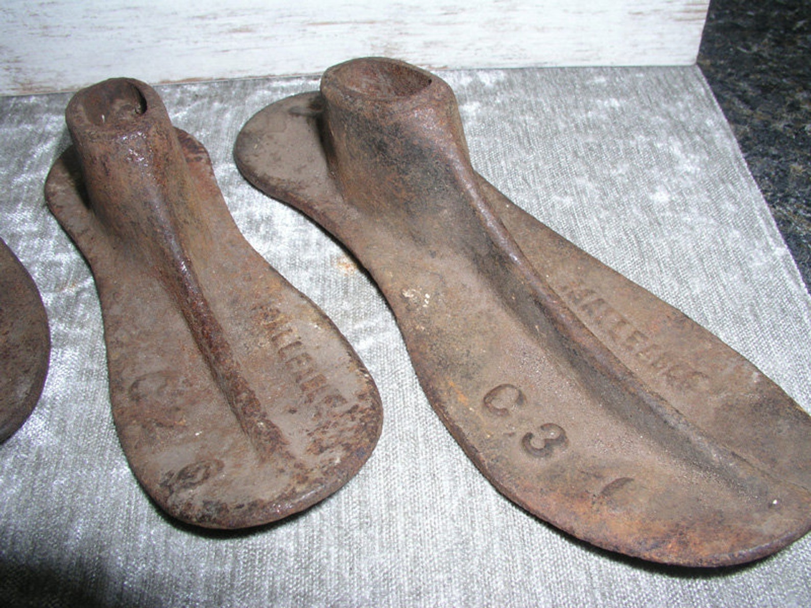 Vintage Cobblers Cast Iron Boot Shoe Mold Forms Primitive | Etsy