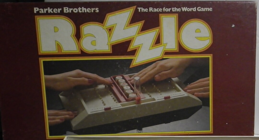 Vintage Parker Brothers Razzle Board Game - Etsy