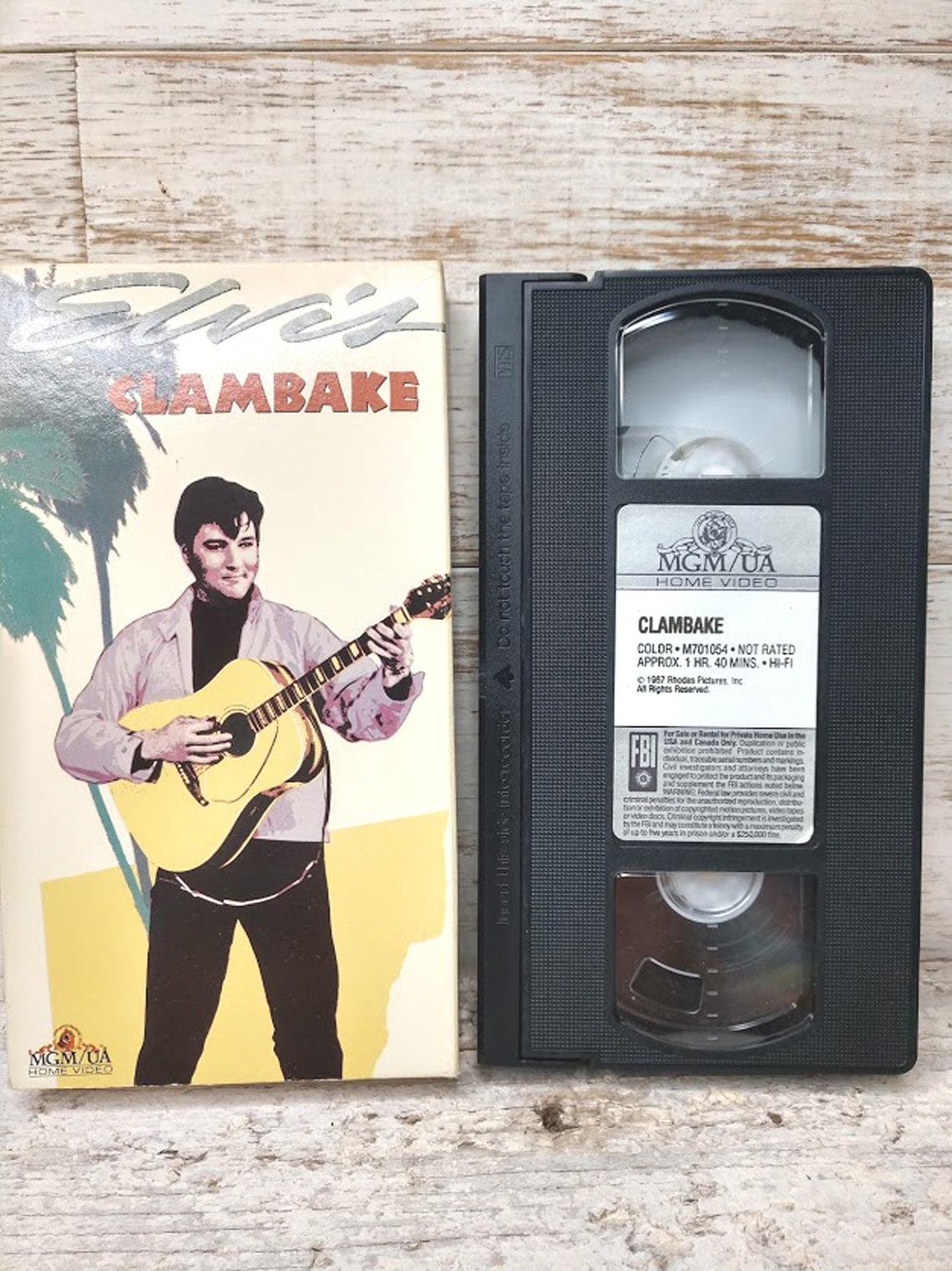 Elvis Clambake 1967 VHS Video Cassette Tape Movie Vintage | Etsy