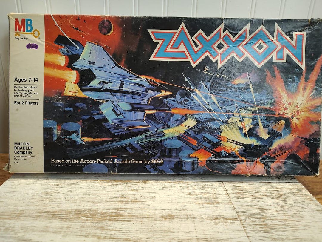 Vintage Zaxxon by Sega Board Game 1982 - Etsy