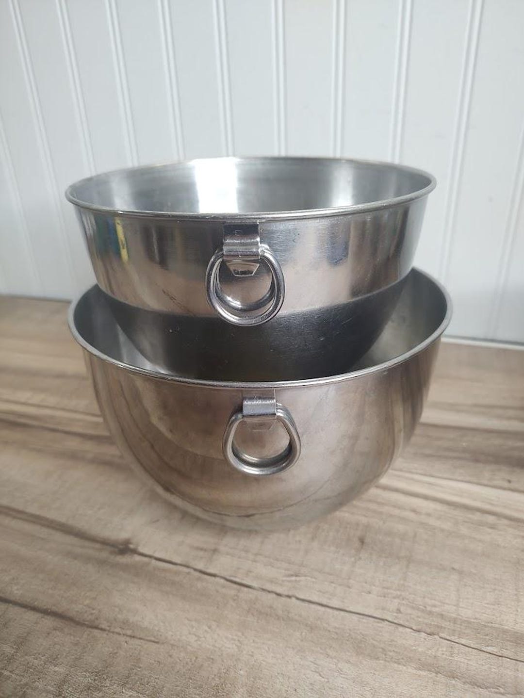 Stainless Steel Stacking Ring Mixing Bowls LRG One Revere Ware ...