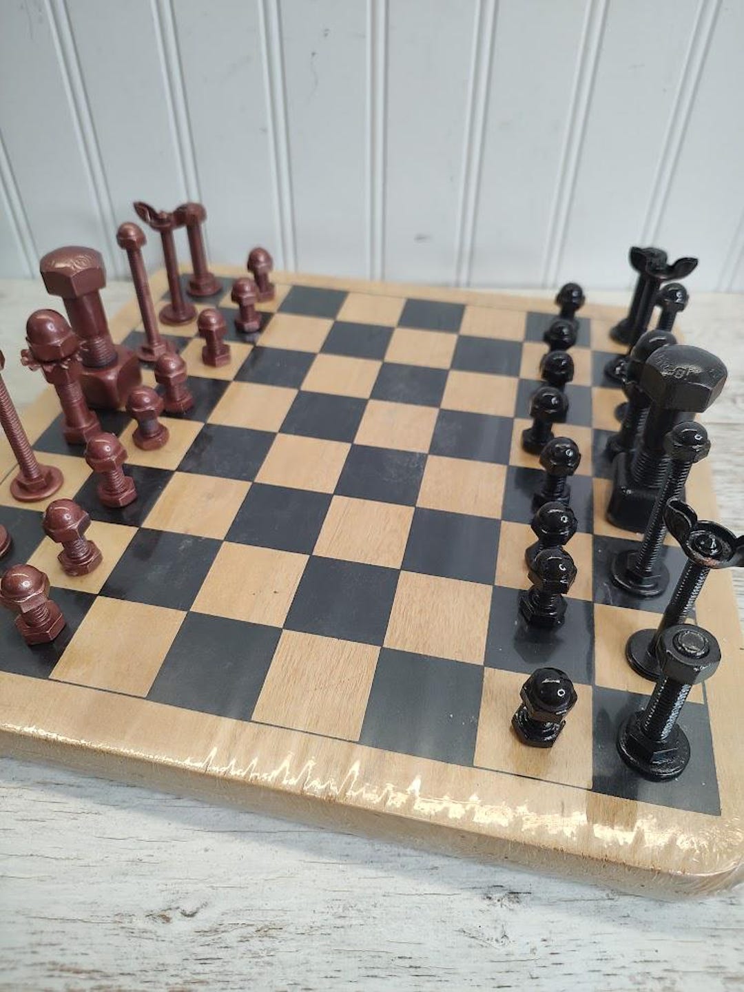 Hardware Chess Set ~ Nut & Bolt Chess Set ~ Unique Chess Set ~ One of ...