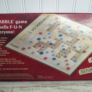 Vintage Scrabble 1999 Edition ~ Family Game Night~ Word Games - Etsy