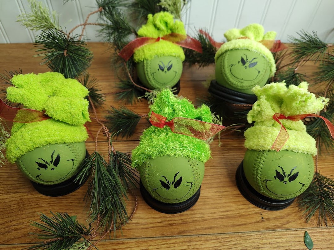 Baseball Grinch ONE GRINCH Baseball Christmas Baseball Decor Love ...