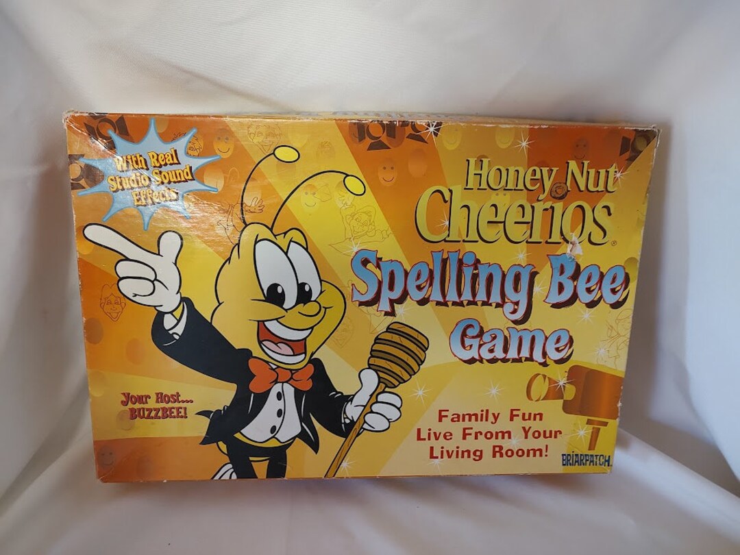 Honey Nut Cheerios Spelling Bee Board Game - Etsy