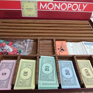 Red Box Monopoly 1964 Version ~ Collectible Game ~ Retired Game ...