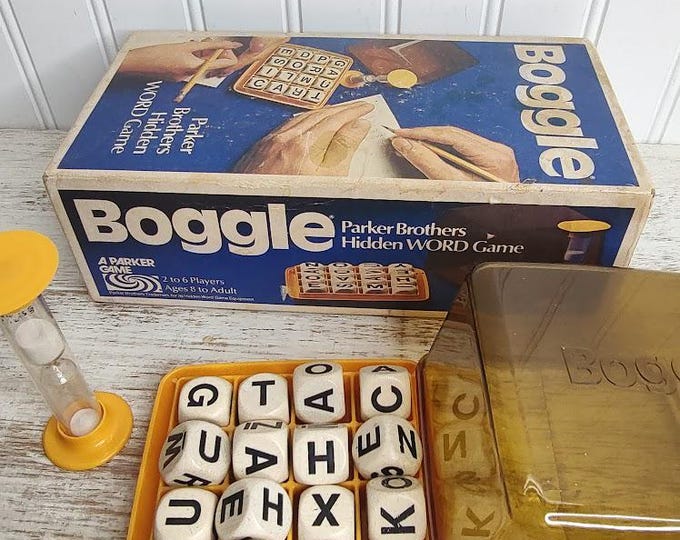 Vintage BOGGLE 1976 Edition ~ Family Game Night~ Word Games - Etsy
