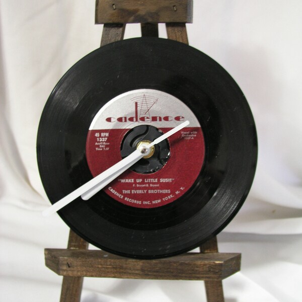 45 Rpm Vinyl Record Clock - Etsy
