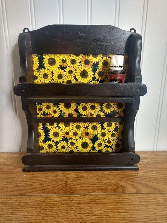Essential Oil Storage Rack Repurposed Spice Rack - Etsy