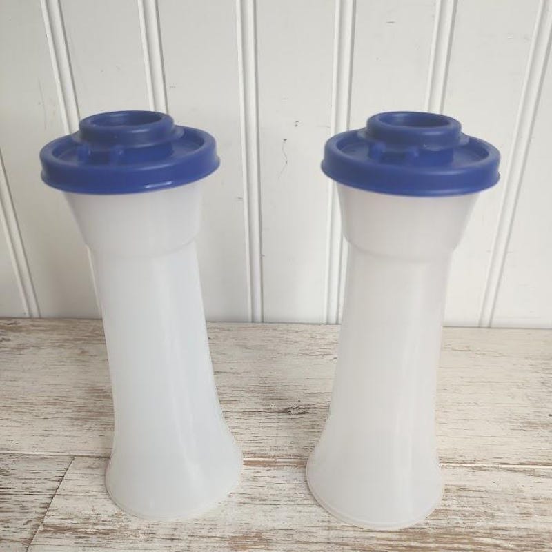 Tupperware Salt and Pepper Shakers - Etsy