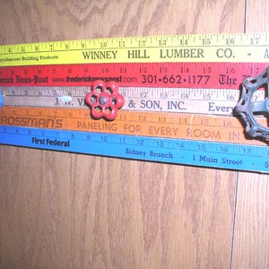 Vintage Yardstick Coat Rack ~ Farmhouse Decor ~funky Coatrack - Etsy