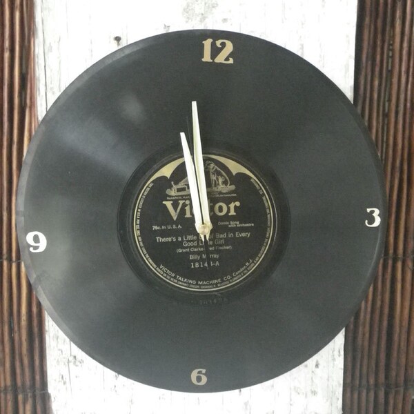 Vinyl Record Clock - Etsy