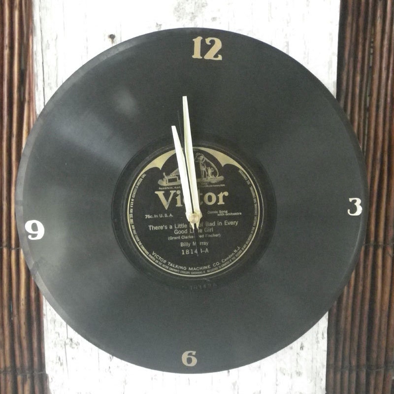 Vinyl Record Clock - Etsy