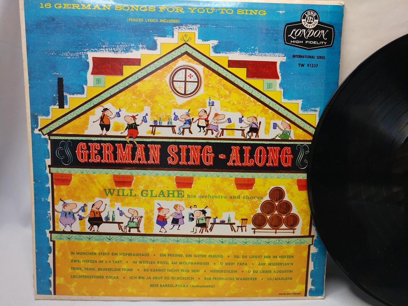 German Sing Along 16 German Songs for You to Sing LP ACP - Etsy