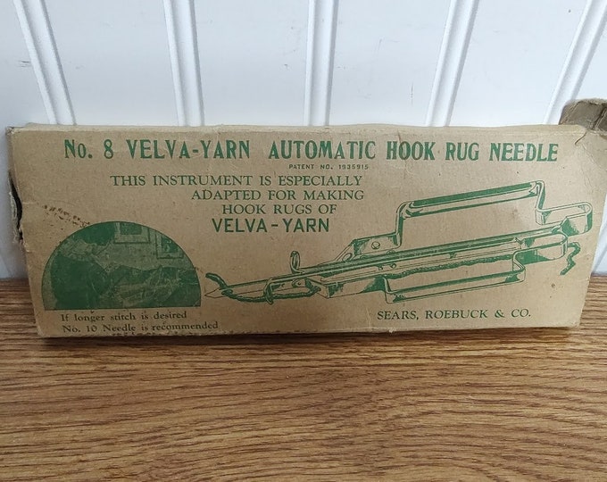 Toothbrush Rag Rug Tool/rug Tool/ Amish Knot Toothbrush Rug - Etsy