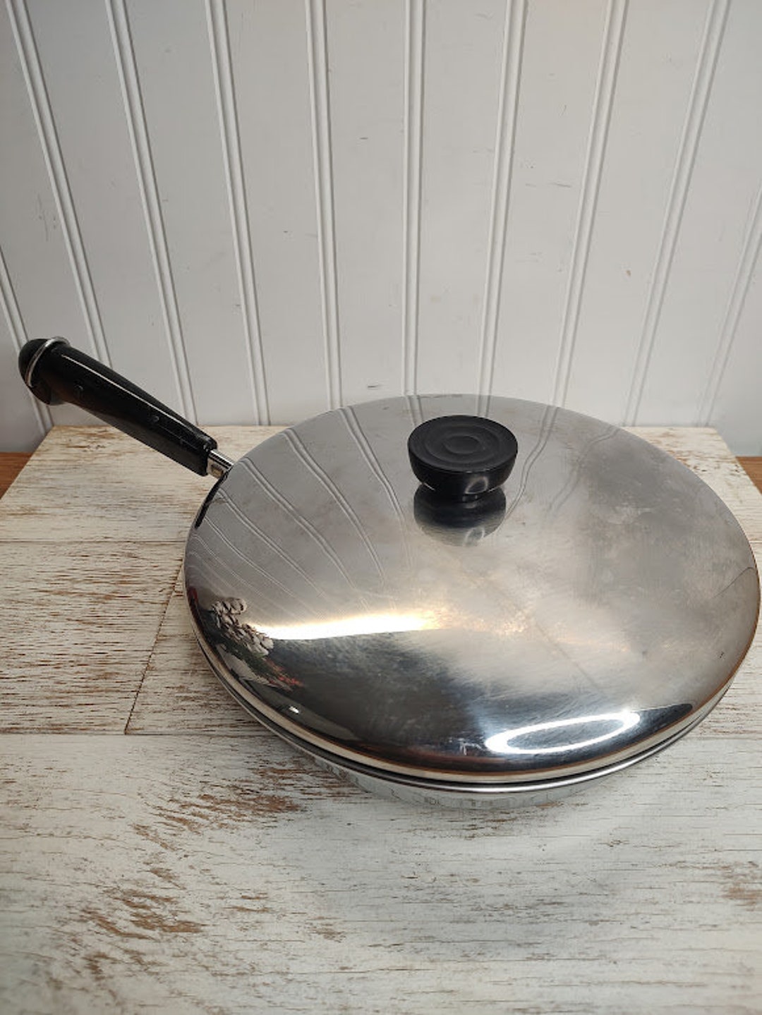 Revere Ware 9" TRI-PLY Stainless Steel Fry Pan / Smooth Glass/ceramic ...