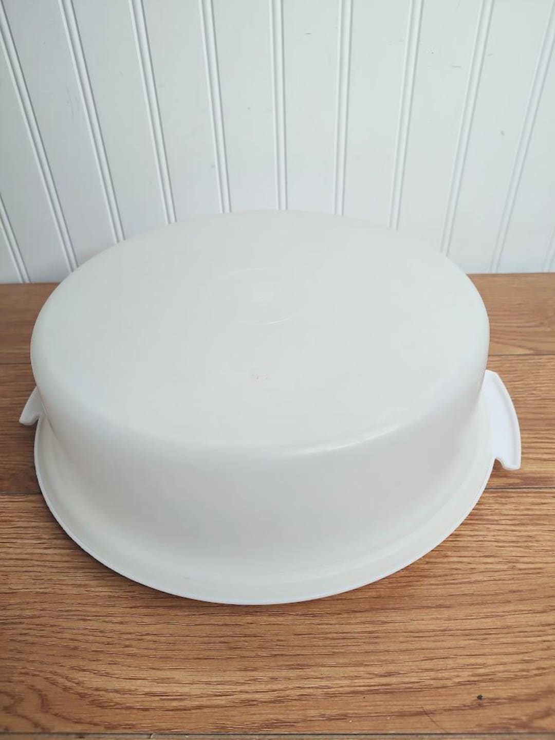 Vintage Tupperware 10" Round Sheer Pie / Single Layer Cake Taker ...