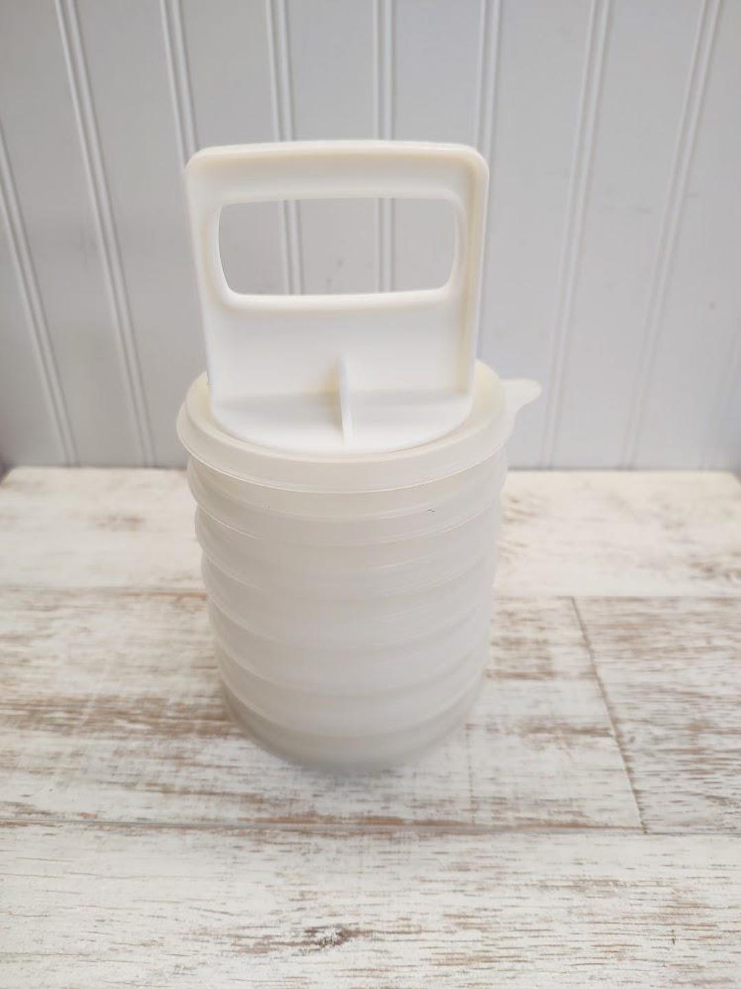 Tupperware Regular Hamburger Patty Containers 882 X 6 & Press MISSING ...