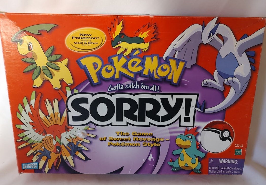 2001 Pokemon SORRY the Game of Sweet Revenge Pokemon Style - Etsy