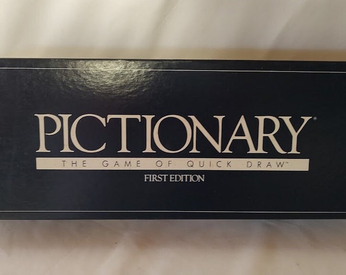 1985 Pictionary 1st Edition Game Complete - Etsy