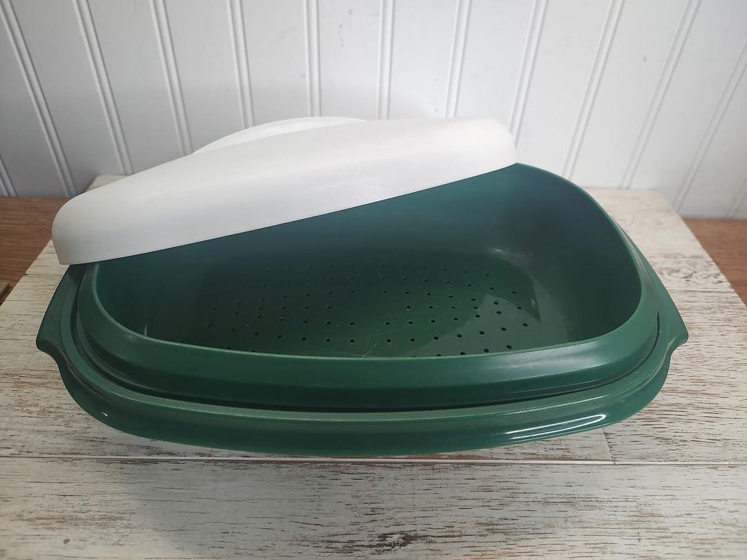 Tupperware Vintage Micro Steamer Microwave Meals in Minutes 6 Cup ...