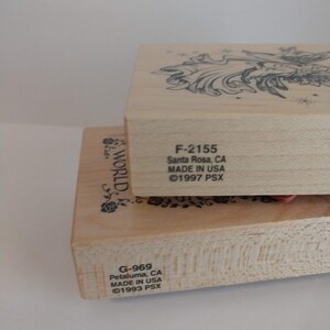PSX Wood Mounted Rubber Stamp PSX F-2155 PSX G-969 - Etsy