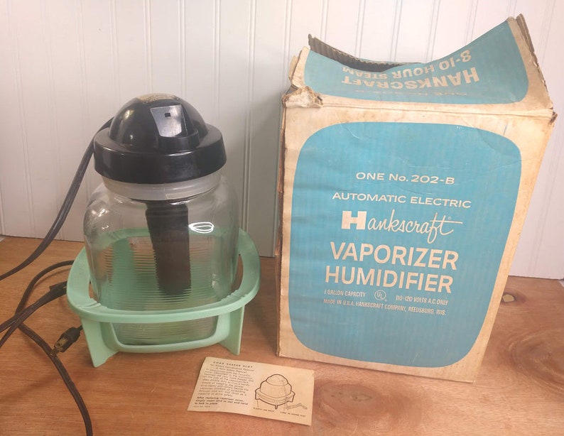 Mid Century Hankscraft Vaporizer Humidifier Glass Jar No 202-B | Etsy