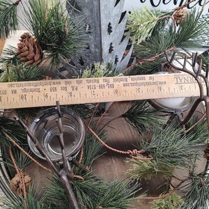 Rustic Winter Christmas Vignette ~ Cabin Christmas ~ Farmhouse ...