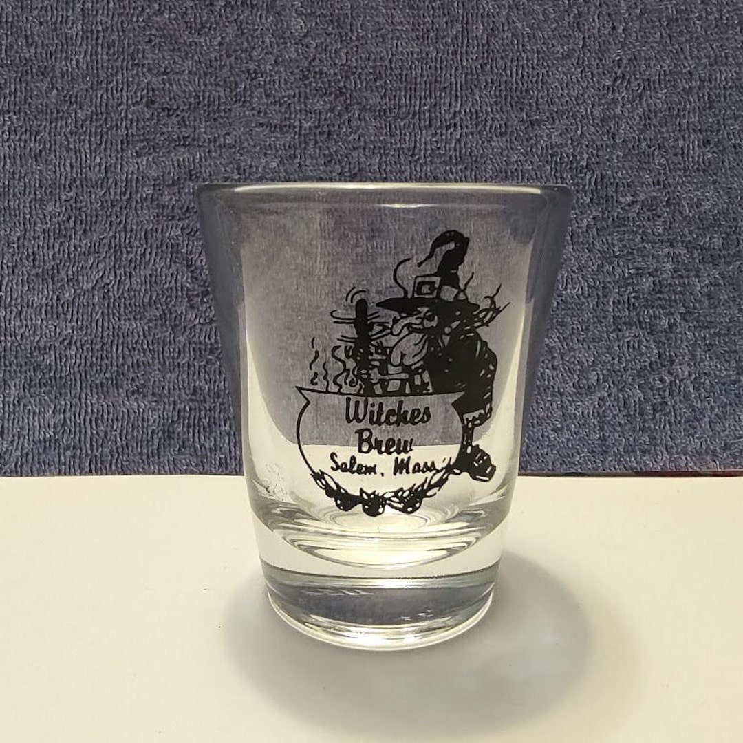 Witches Brew Salem MA Shot Glass Gift Idea Man Cave Shot Glasses BX3 - Etsy