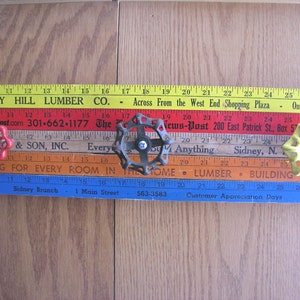 Vintage Yardstick Coat Rack ~ Farmhouse Decor ~funky Coatrack - Etsy