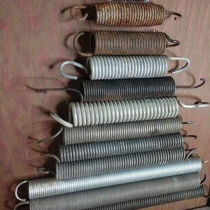 LARGE 23" X 19" Vintage Hardwood Rusty Spring Christmas Tree / Holiday ...