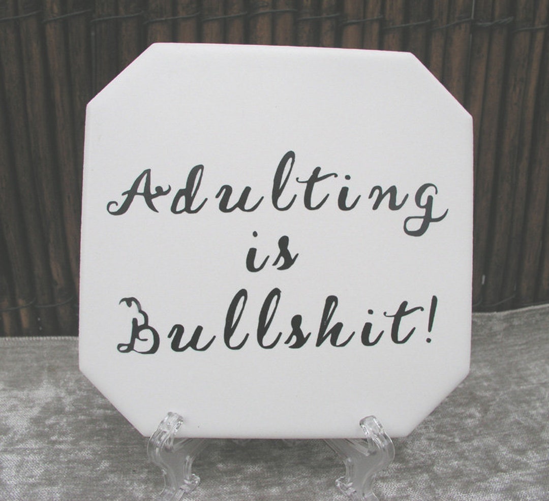 Snarky Sign Fun Signs Funny Quote Signs Ceramic Signs Funny Gift Sign ...