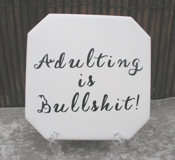 Snarky Sign Fun Signs Funny Quote Signs Ceramic Signs | Etsy