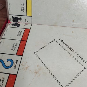 Red Box Monopoly 1964 Version ~ Collectible Game ~ Retired Game ...