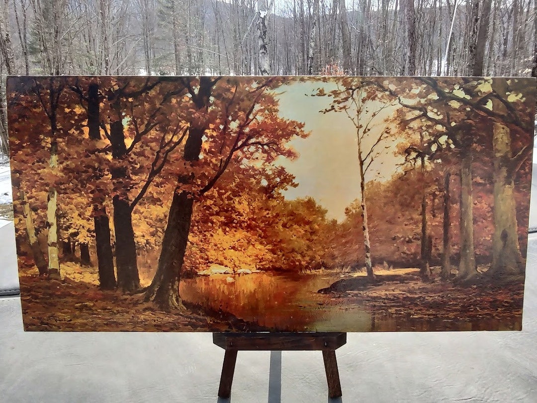 MCM Lithograph by Winde Fine Prints ~ Vintage Litho Textured Board ...