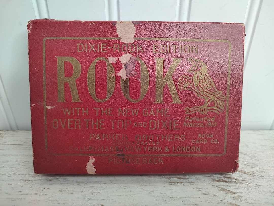 Vintage 1916 New Dixie-rook Edition Rook Parker Brothers Card Game ...