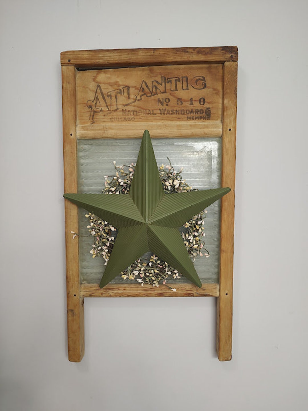 Large Washboard Wall Hanging ~ Repurposed Washboard ~ Laundry Room ...