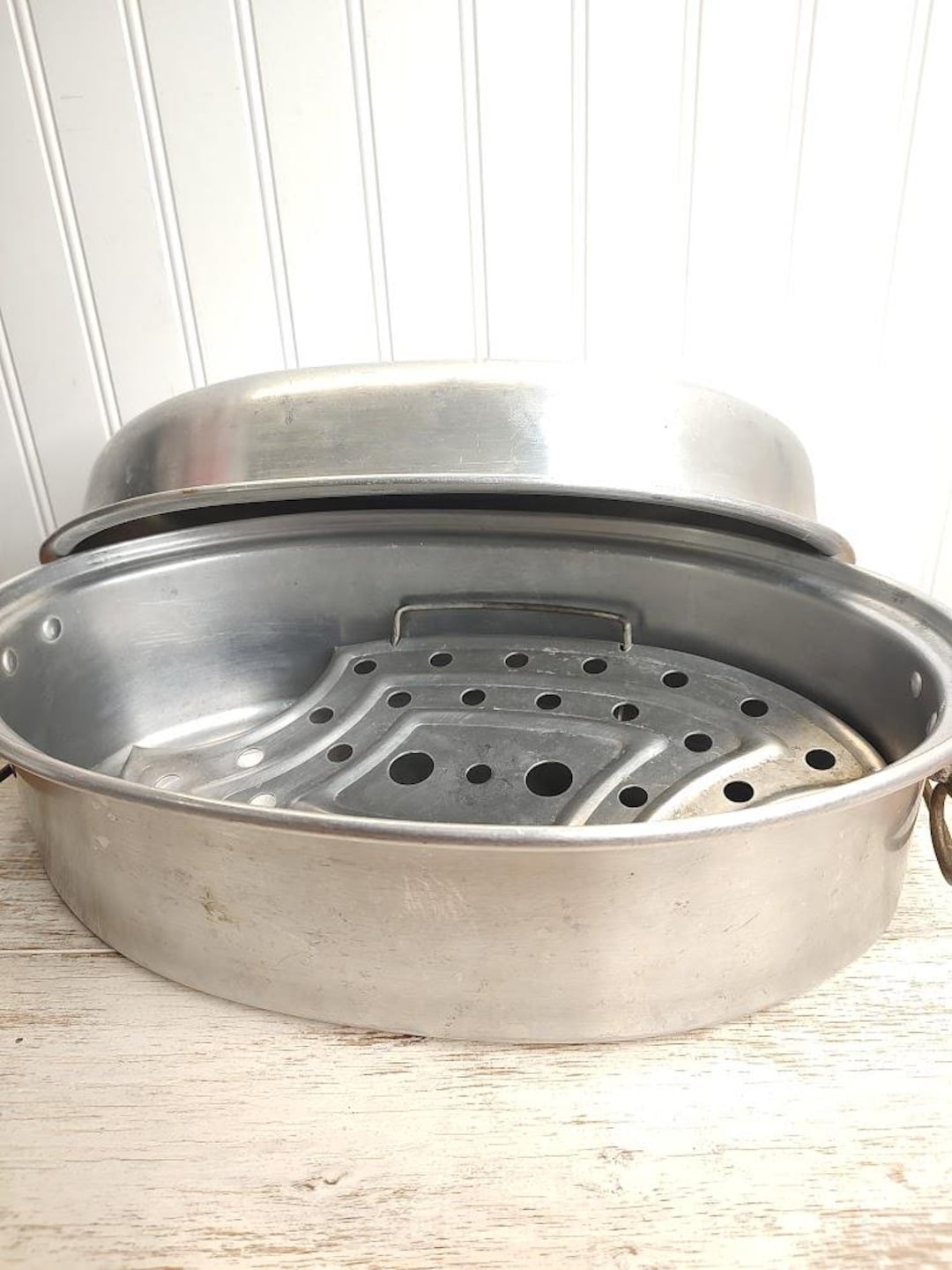 Vintage VIKO Aluminum Roaster Cooker Vent Lid With Insert - Etsy