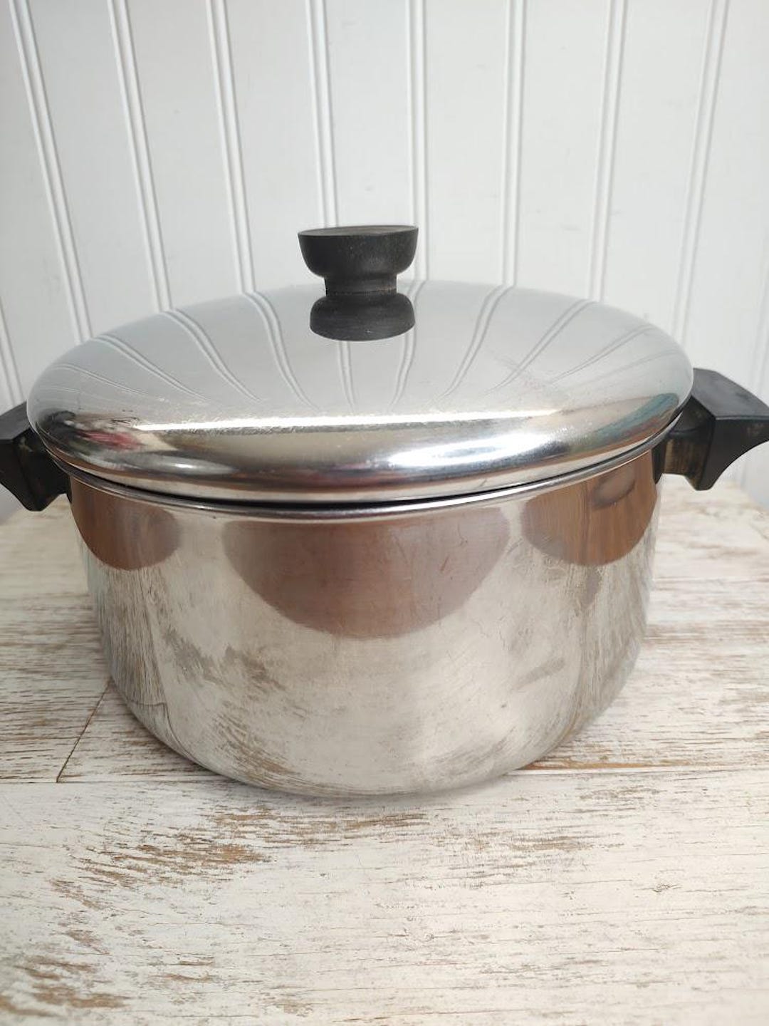 4.5 QT Tri-ply Revere Ware Stainless Steel Disk Bottom / 4.5 Qt Stock ...