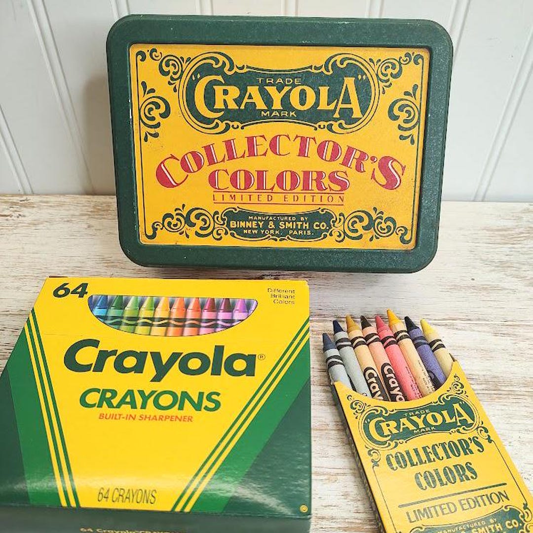 1990 Crayola Crayon Collector’s Colors Tin – Limited Edition ~ Hall of ...