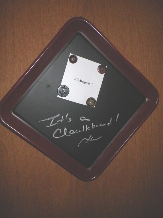 Upcycled Vintage Tray is Now a Message Board Magnetic or | Etsy