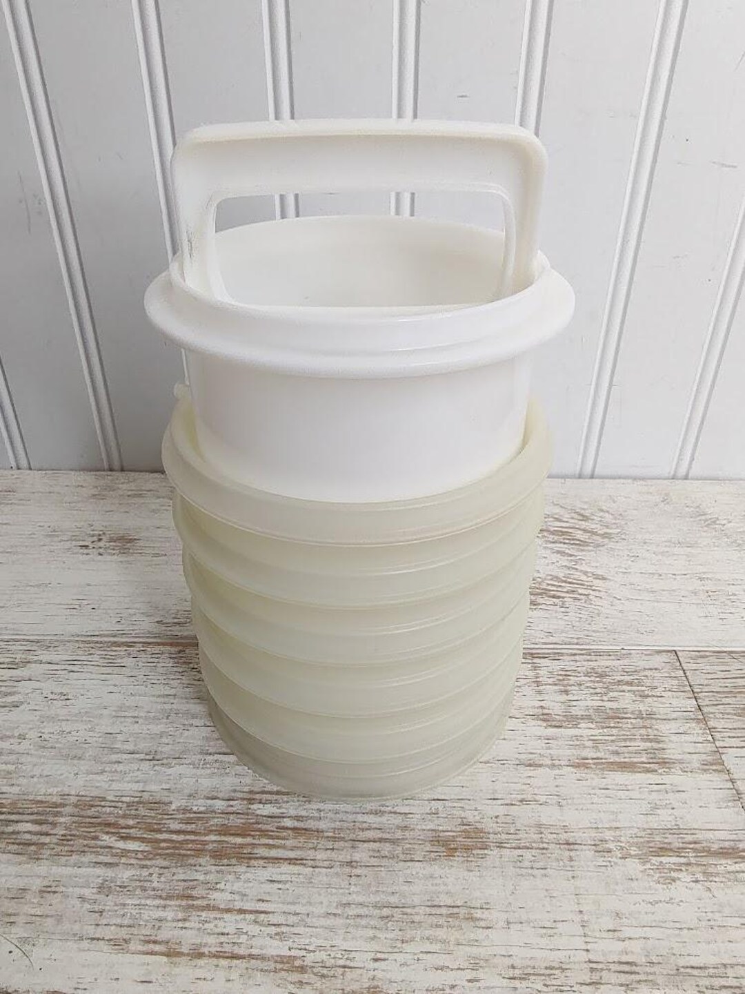 Tupperware Regular HAMBURGER PATTY Containers 882 X 5 - Etsy