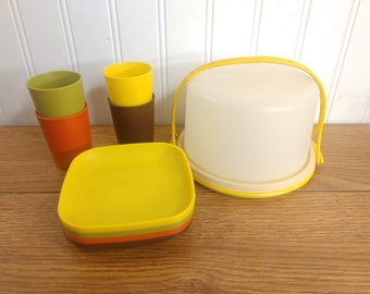 Tupperware Cake Plates - Etsy