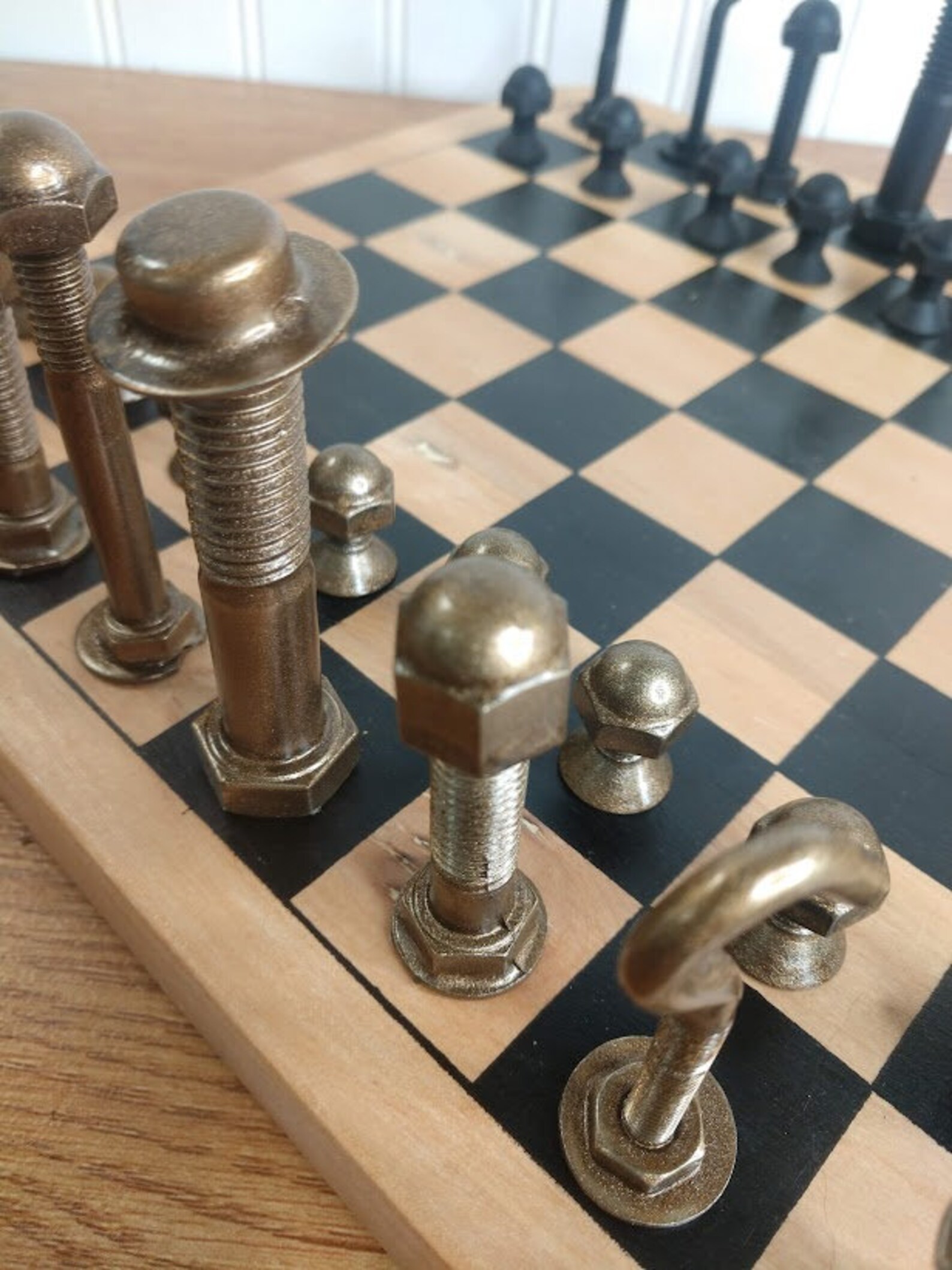 Hardware Chess Set Nut & Bolt Chess Set Unique Chess Set - Etsy